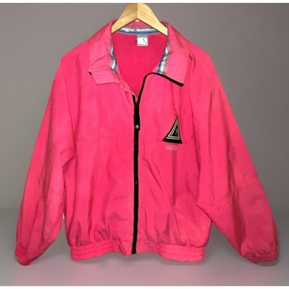 OP | Jackets & Coats | Vtg Ocean Pacific Op Hot Pink Neon Windbreaker ...